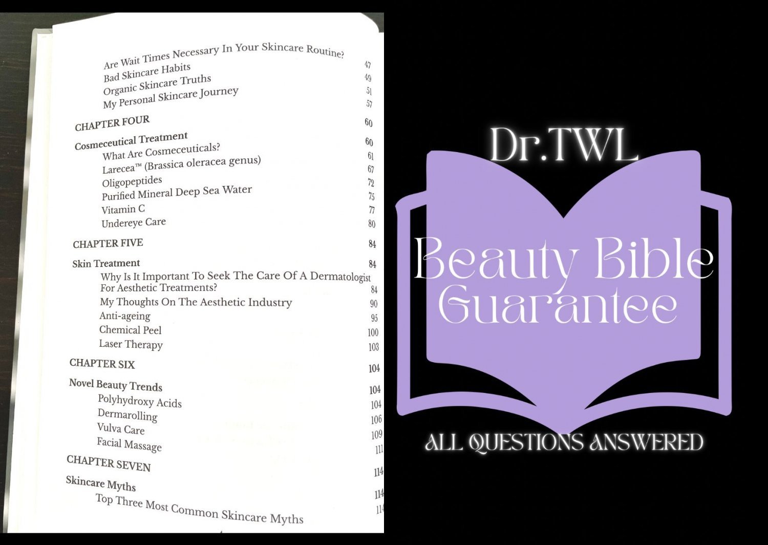 Skincare Bible: Comprehensive Skincare Book by a Dermatologist