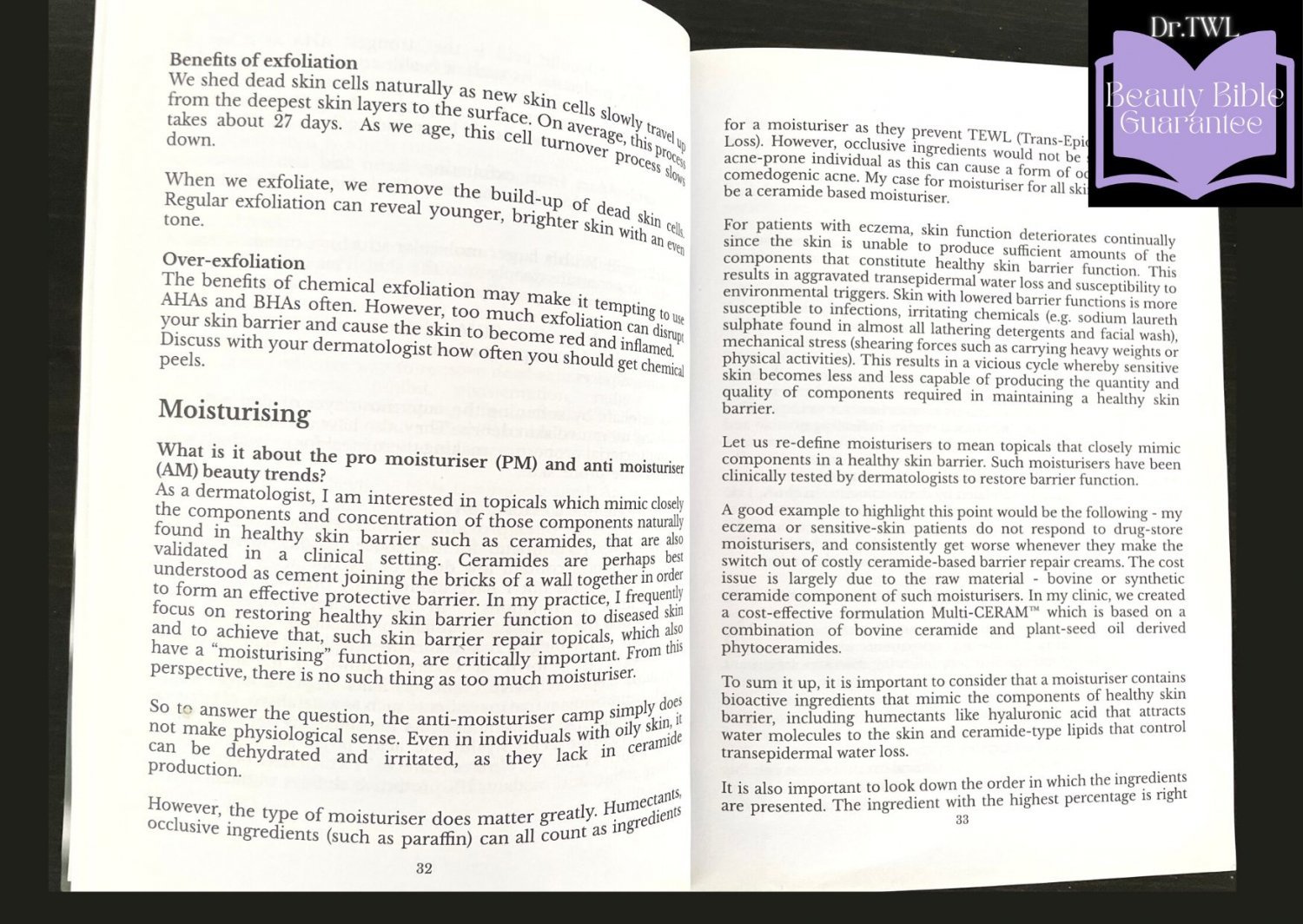 Skincare Bible: Comprehensive Skincare Book by a Dermatologist